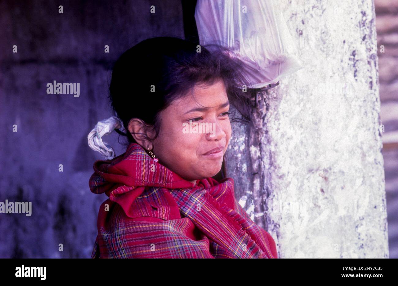 A Khasi tribal girl, Shillong, Meghalaya, North East, India, Asia Stock ...