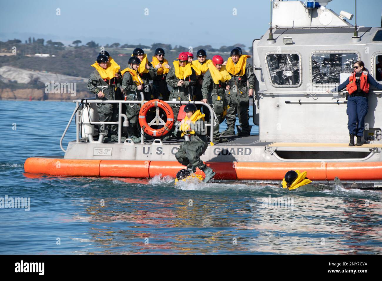 230119-N-LR048-1136 SAN DIEGO (Jan. 19, 2023) – Air Force crewmembers ...