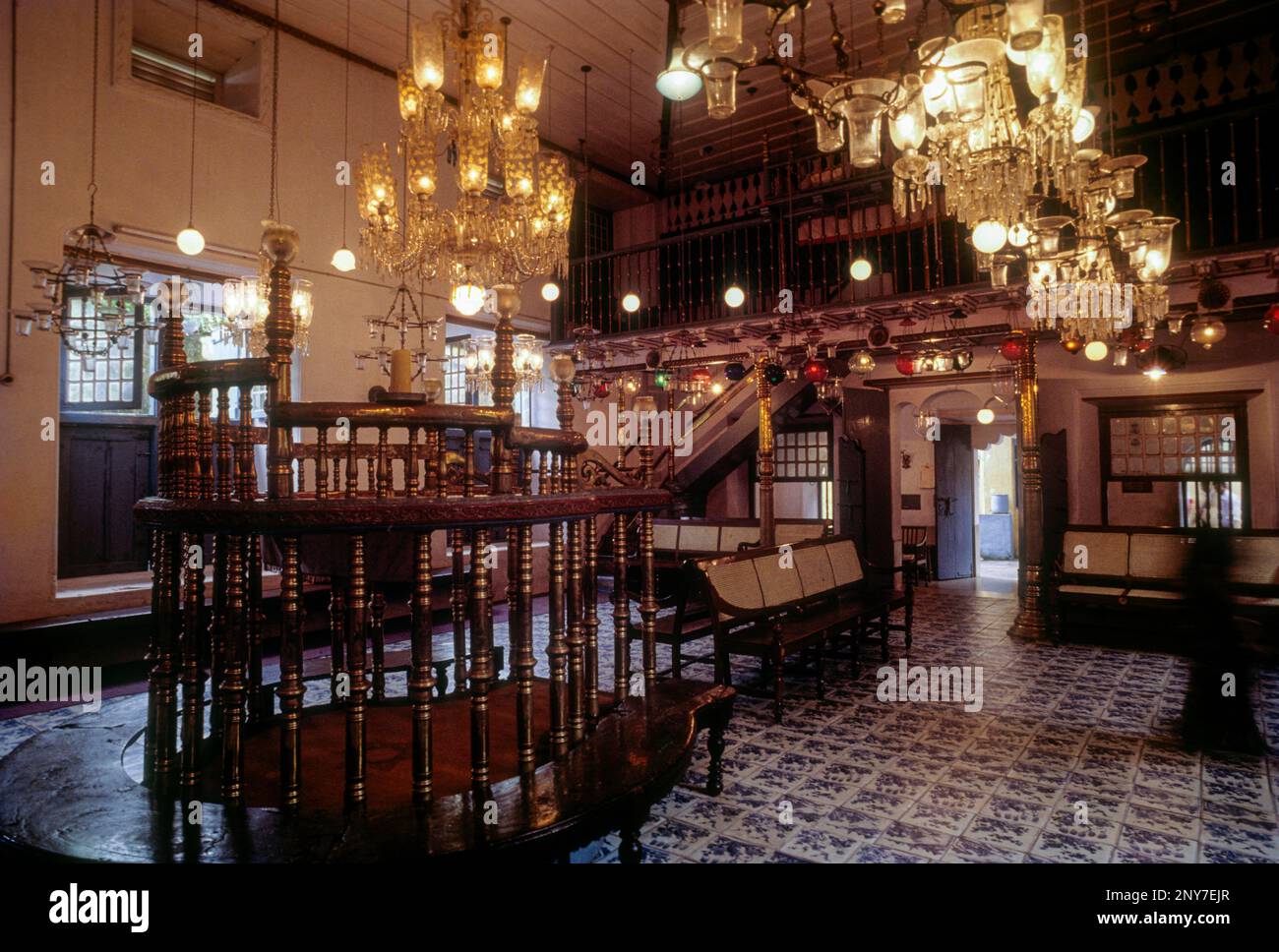 The Paradesi Synagogue of Mattancherry in kochi, built in 1568 A. D ...