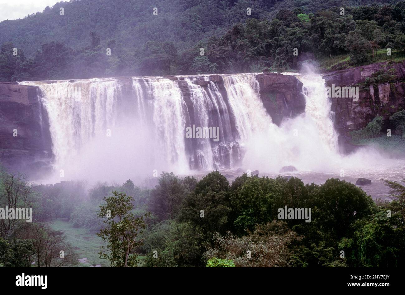 Athirappilly waterfalls near Chalakudy, Kerala, South India, India ...