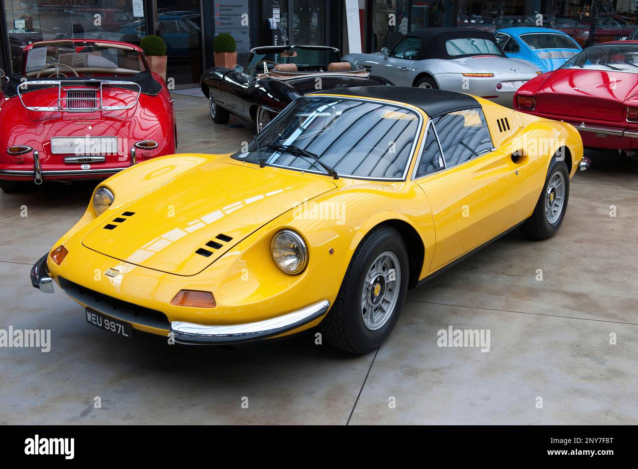 Vintage Ferrari Dino 246 GT, Alfredo Ferrari, sports car, Pininfarina ...
