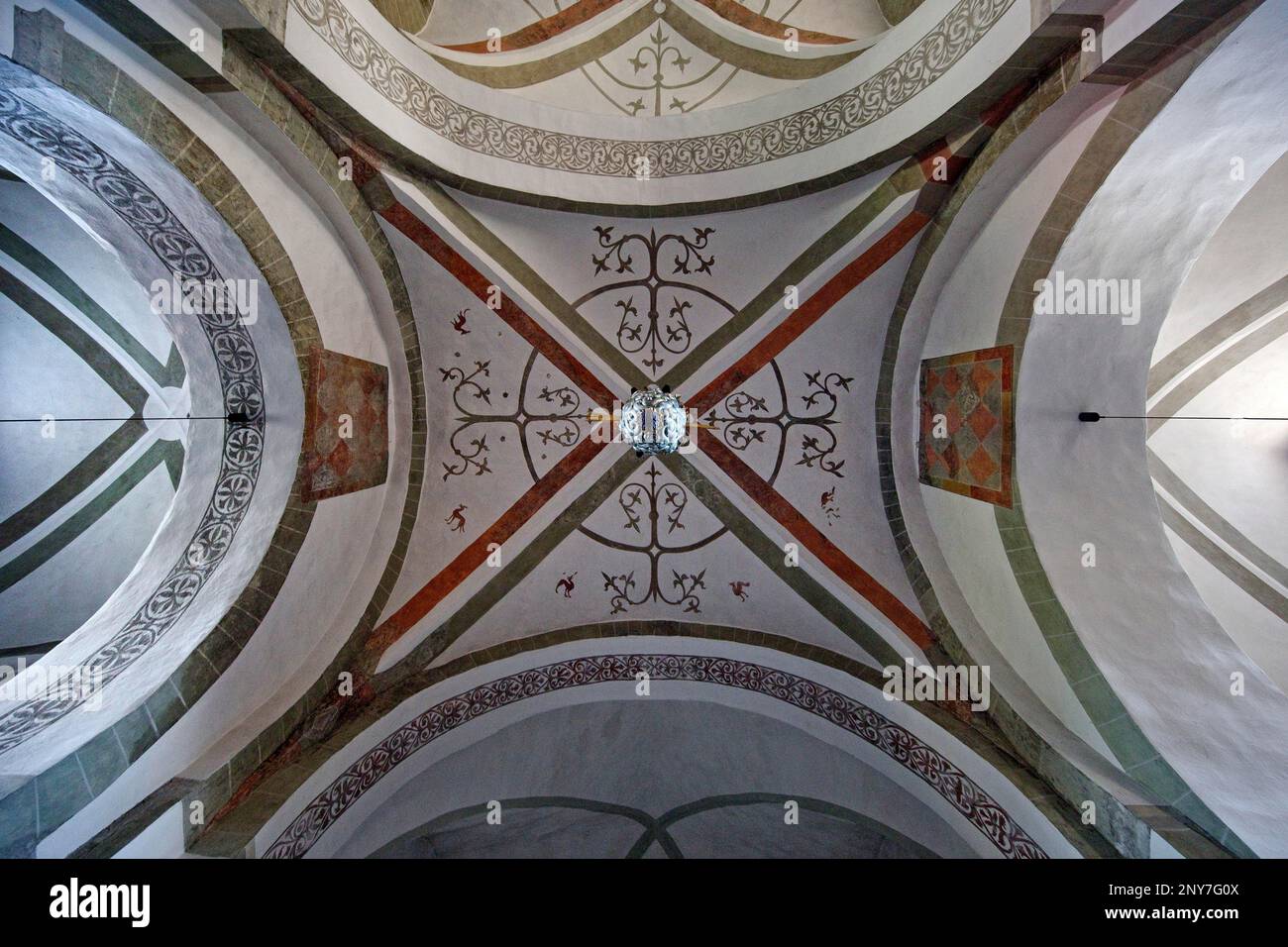Romanesque painting in the Catholic parish church of St. Pancratius ...