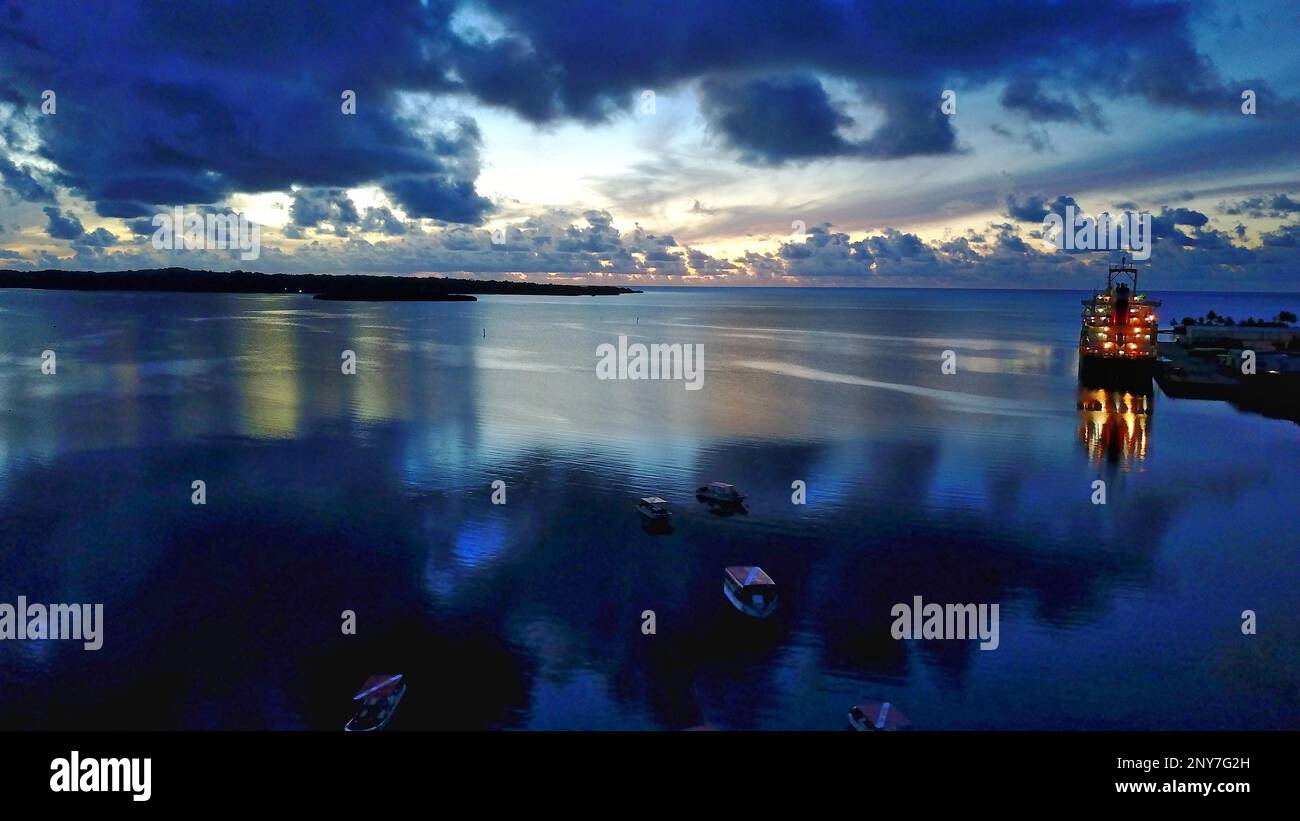 Yap Lagoon, Pacific Ocean, Drone Photography, Caroline Islands, Colonia ...