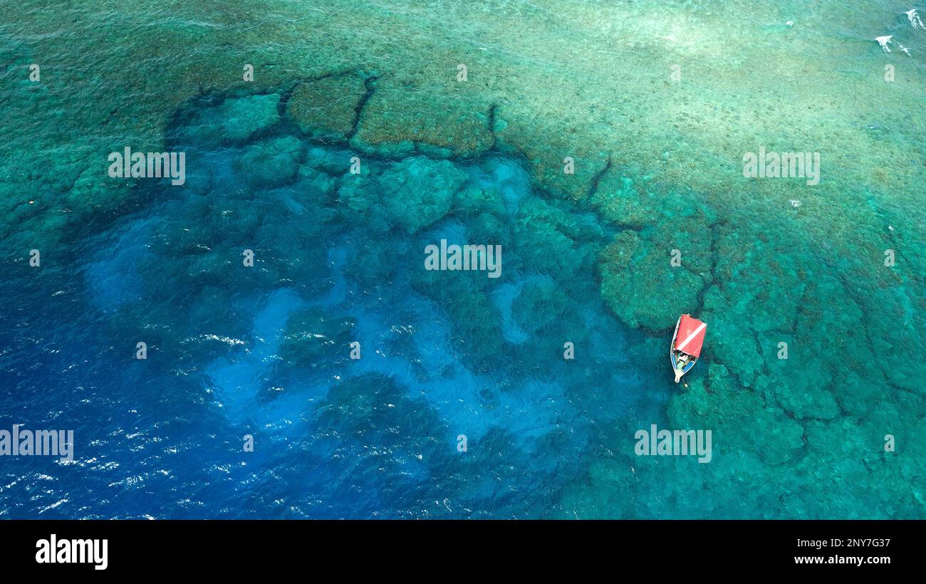 Yap Island, Lagoon, Pacific Ocean, Yap, Caroline Islands, Federated ...