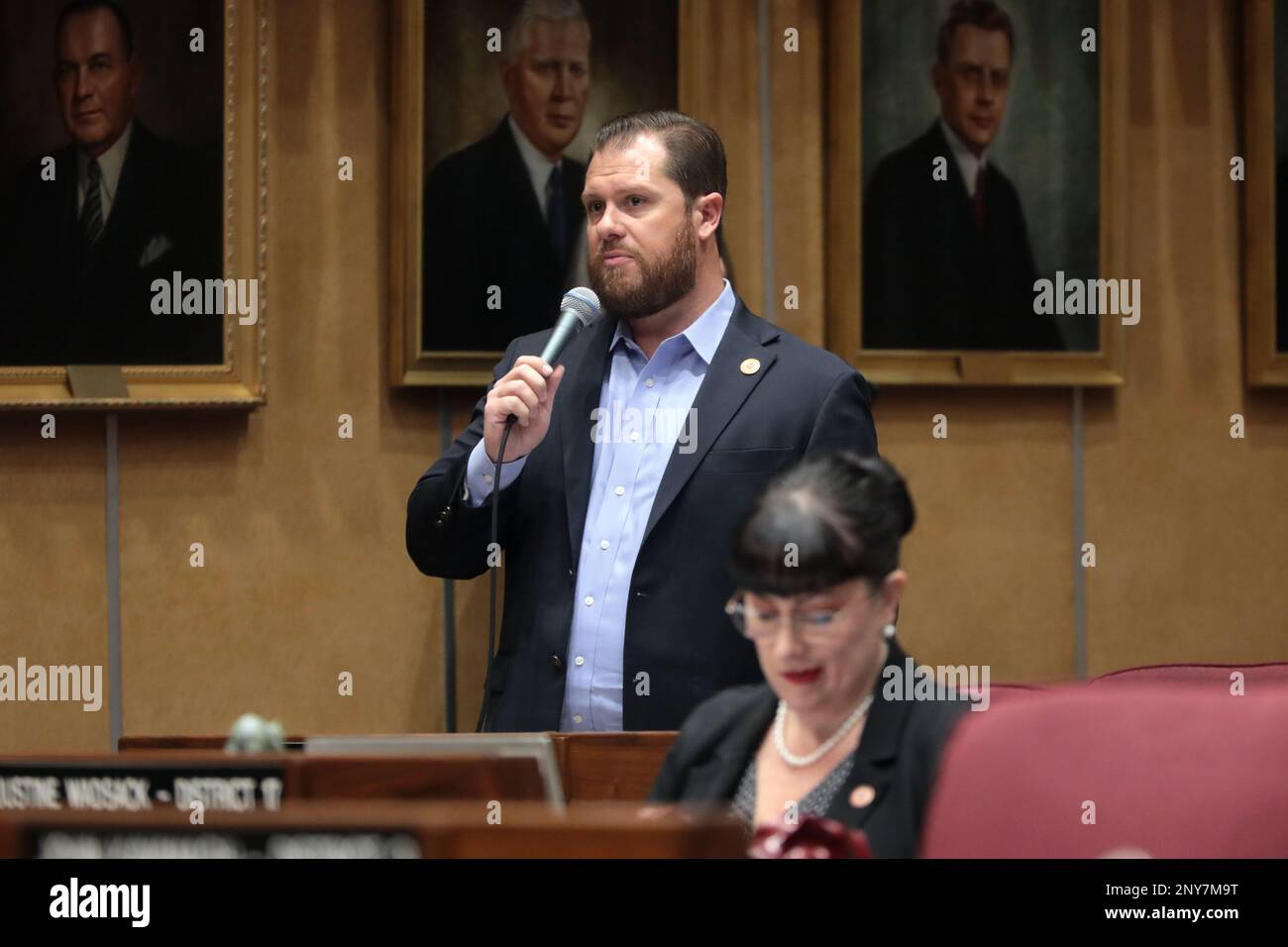 Phoenix Arizona Usa 1st Mar 2023 Arizona State Senator Jake