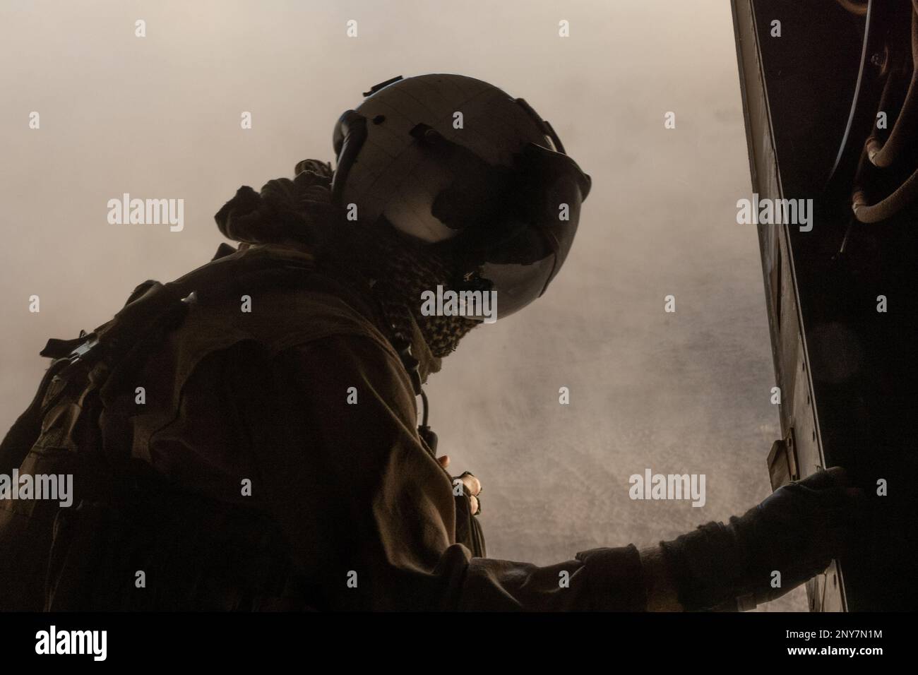 U.S. Marine Corps Cpl. Scott G. Duncan, a crew chief with Marine Medium ...