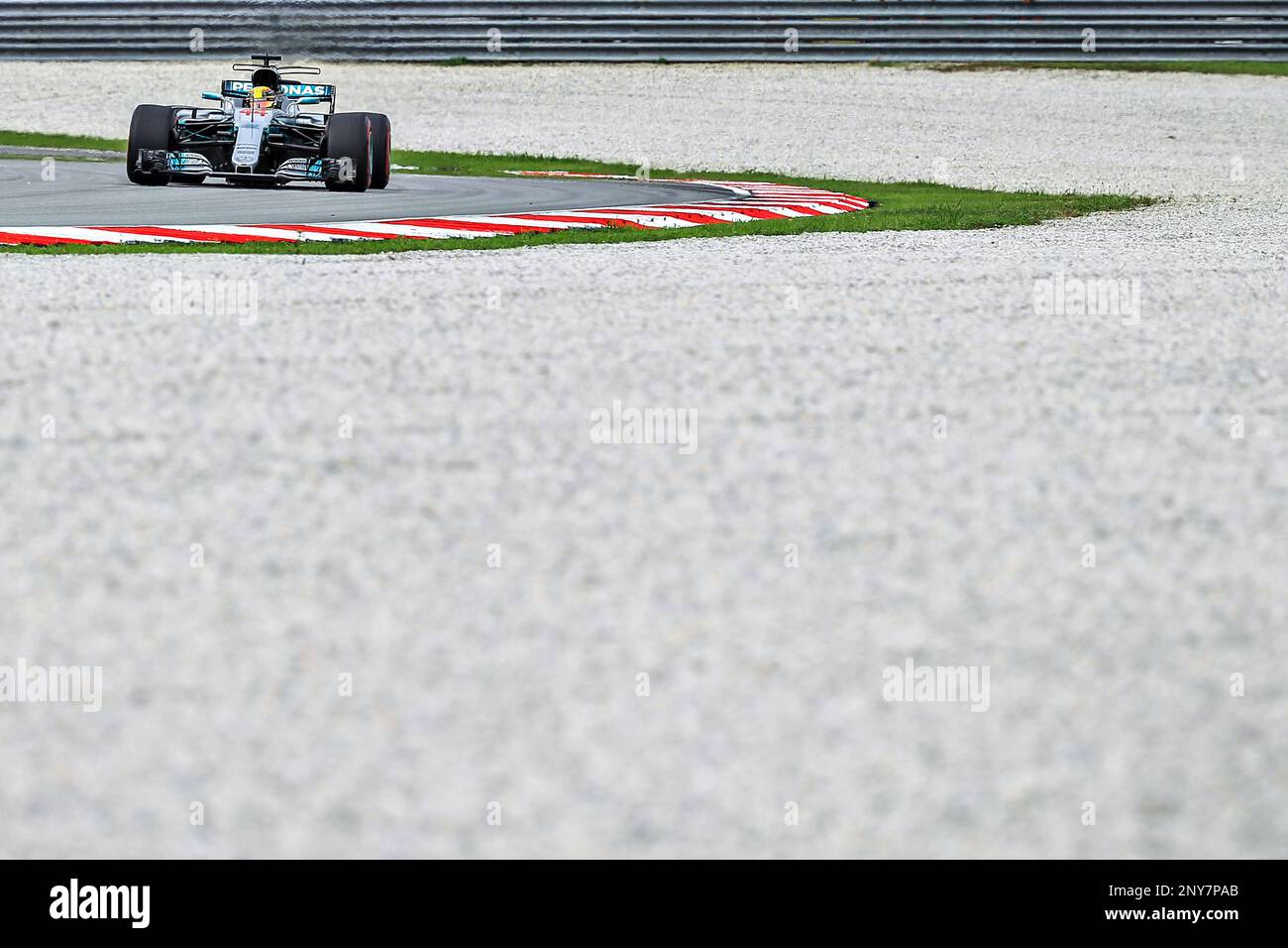 KUALA LUMPUR, - SEPTEMBER 29: Lewis Hamilton of Mercedes AMG Petronas ...