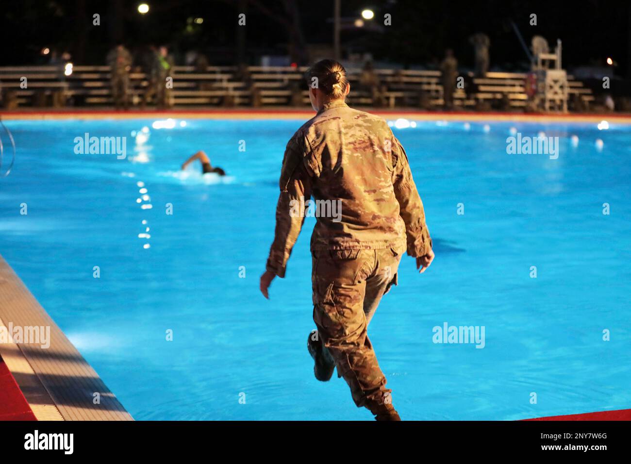 Yesterday, at Richardson Pool, Charlie Company, 715th MI BN hosted an ...