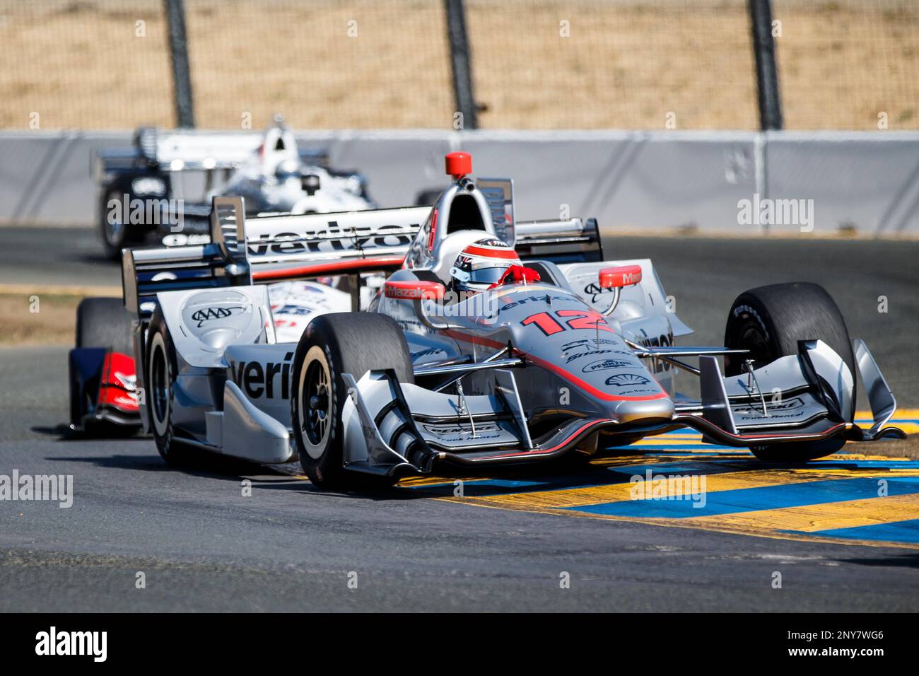 SONOMA, CA - SEPTEMBER 17: Will Power (#12) in the Chevrolet powered ...