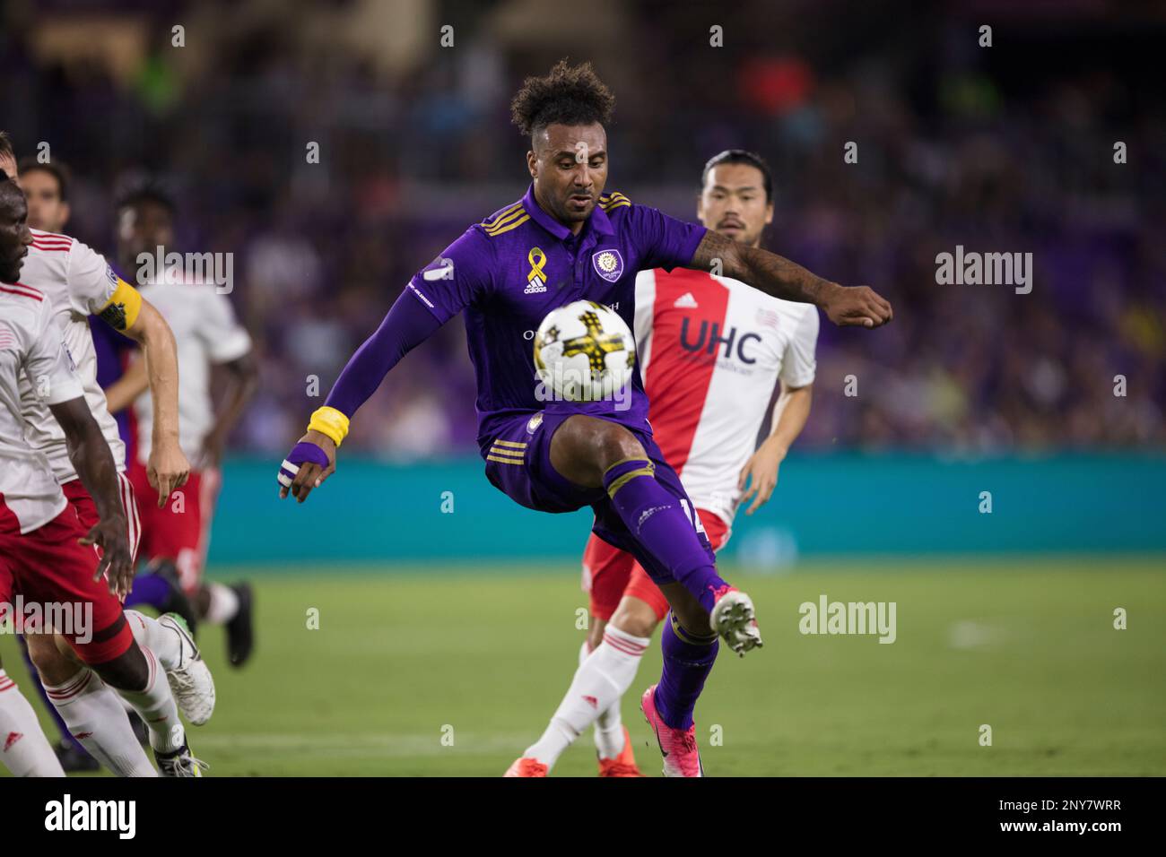 ORLANDO, FL - SEPTEMBER 27: Orlando City SC forward Giles Barnes (14 ...