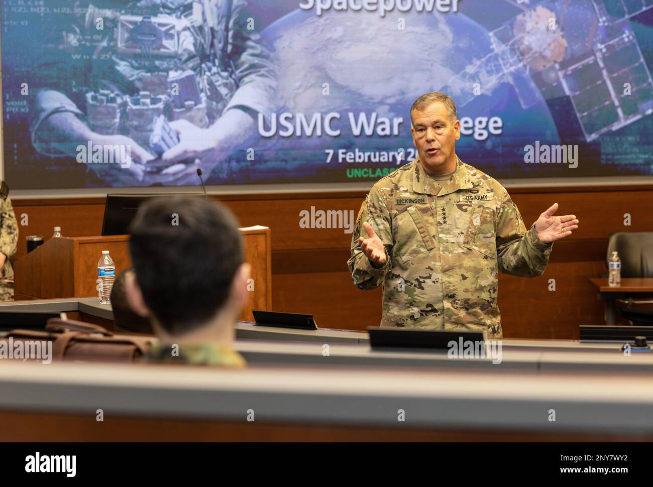 U.S. Army Gen. James H. Dickinson, the commander of U.S. Space Command ...