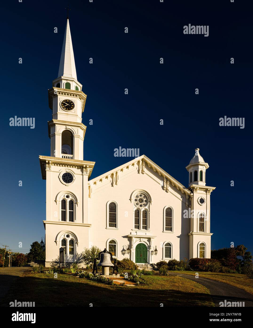 First Church of Monson Monson, Massachusetts, USA Stock Photo - Alamy