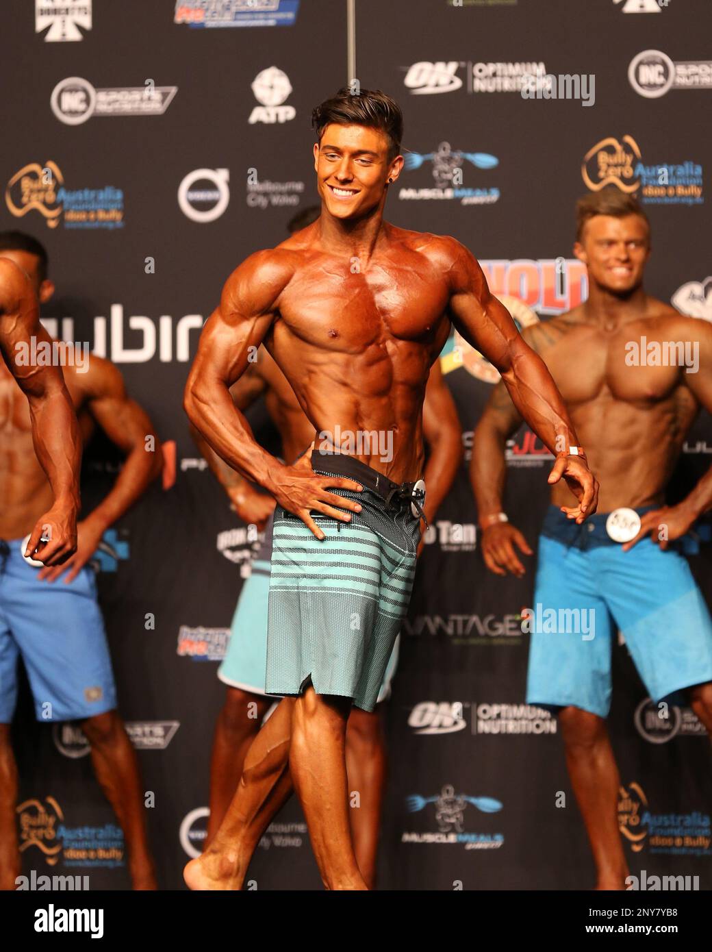 Florian Wolf, of Germany, wins the IFBB Amateur Mens Physique ...