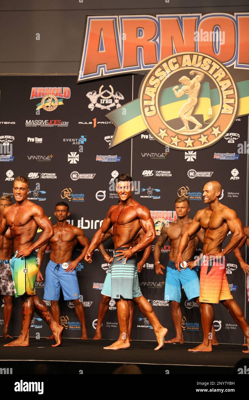 Florian Wolf, of Germany, wins the IFBB Amateur Mens Physique ...