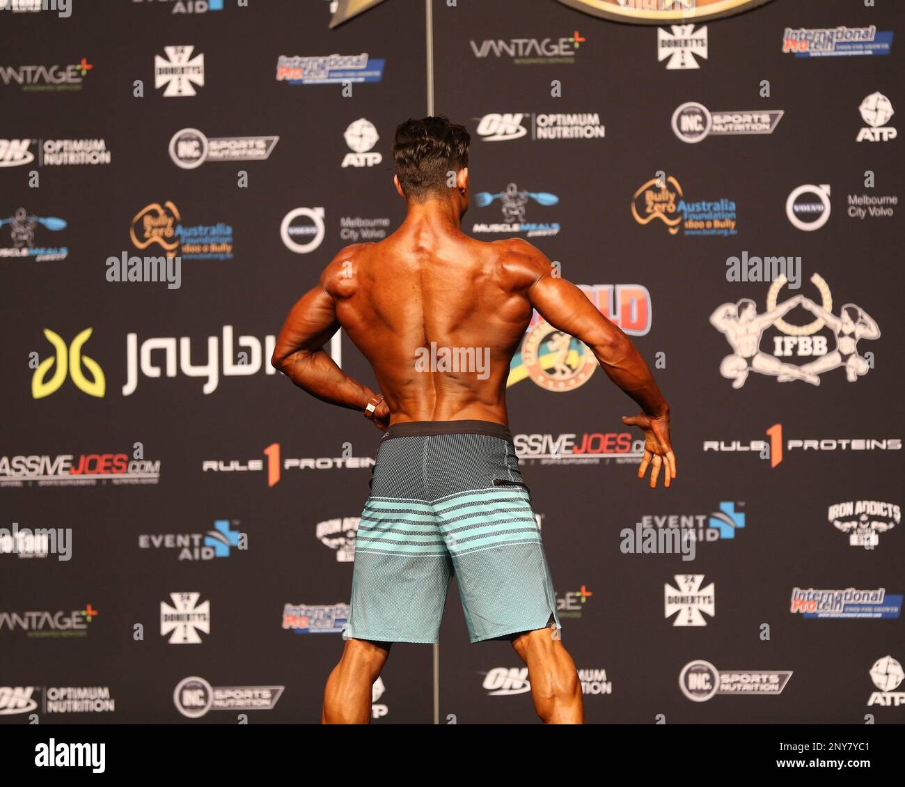 Florian Wolf, of Germany, wins the IFBB Amateur Mens Physique ...