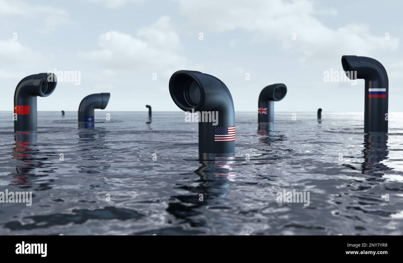 Submarines and Surveillance - 3D Rendering Stock Photo - Alamy