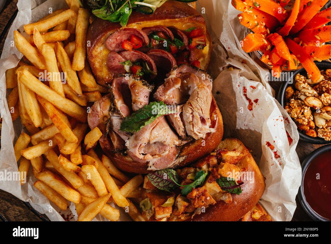 Food in restrain. Restaurant menu Stock Photo - Alamy
