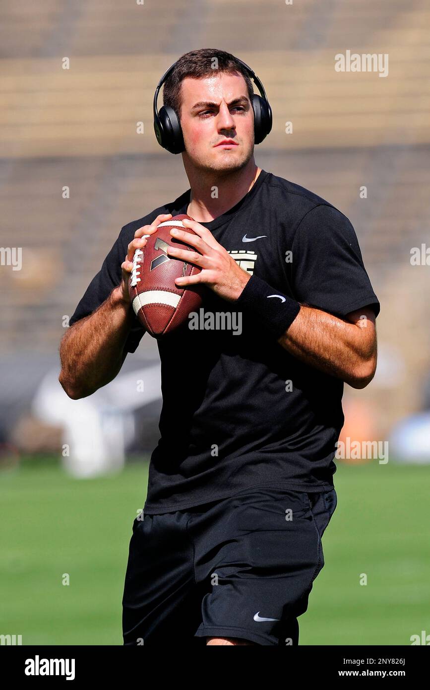 WEST LAFAYETTE, IN - SEPTEMBER 23: Purdue Boilermakers quarterback ...