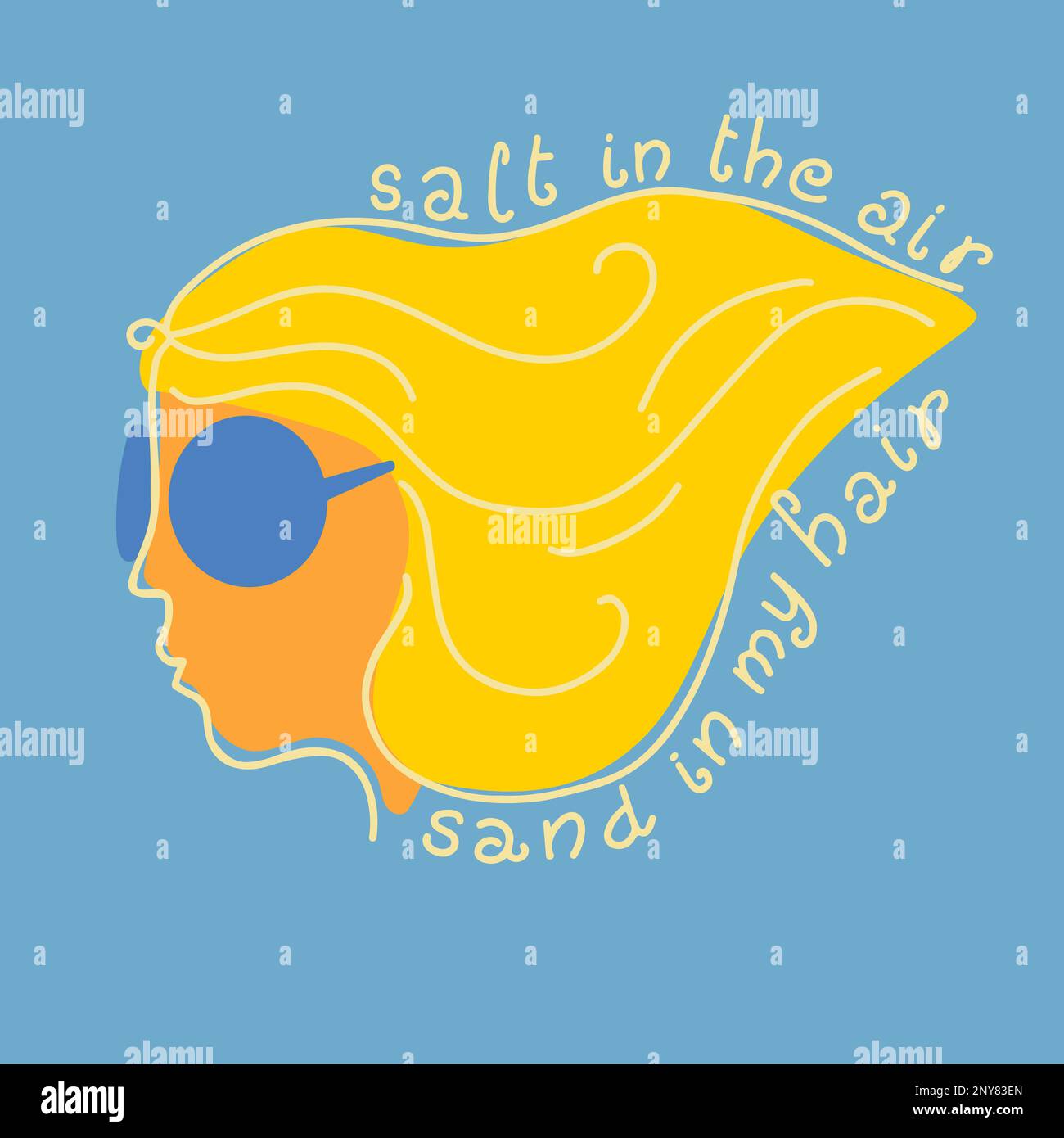 Salt in the air sand in the hair hi-res stock photography and images ...