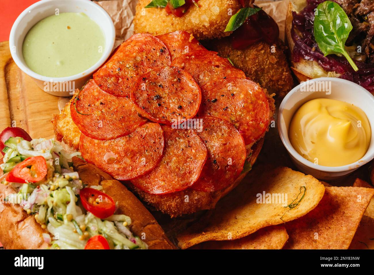 Food in restrain. Restaurant menu Stock Photo - Alamy