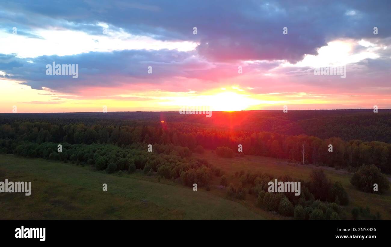Aerial top forward shot scenic hi-res stock photography and images - Alamy