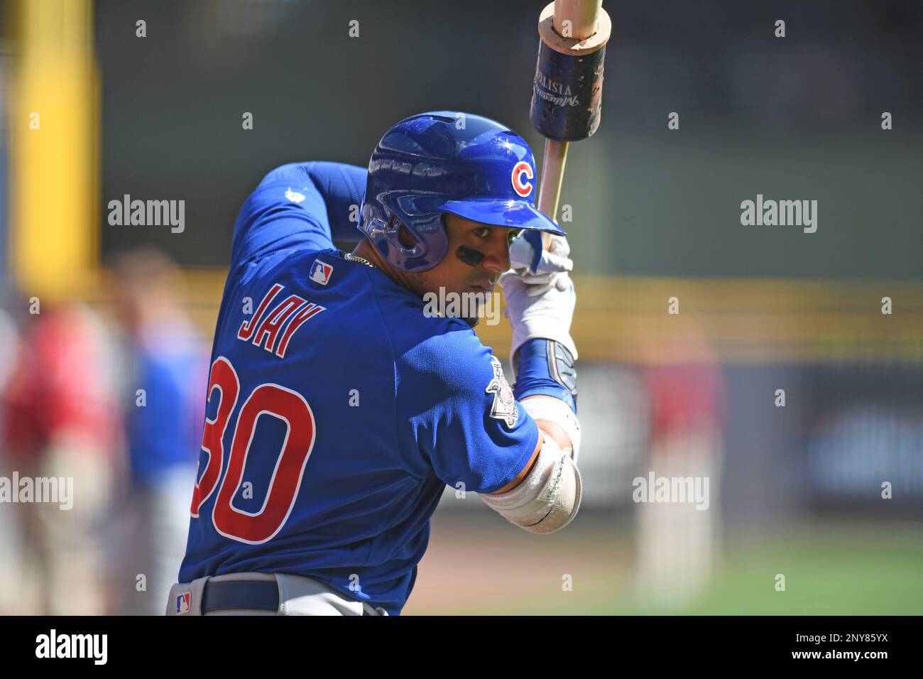 MILWAUKEE, WI - SEPTEMBER 23: Chicago Cubs left fielder Jon Jay (30 ...