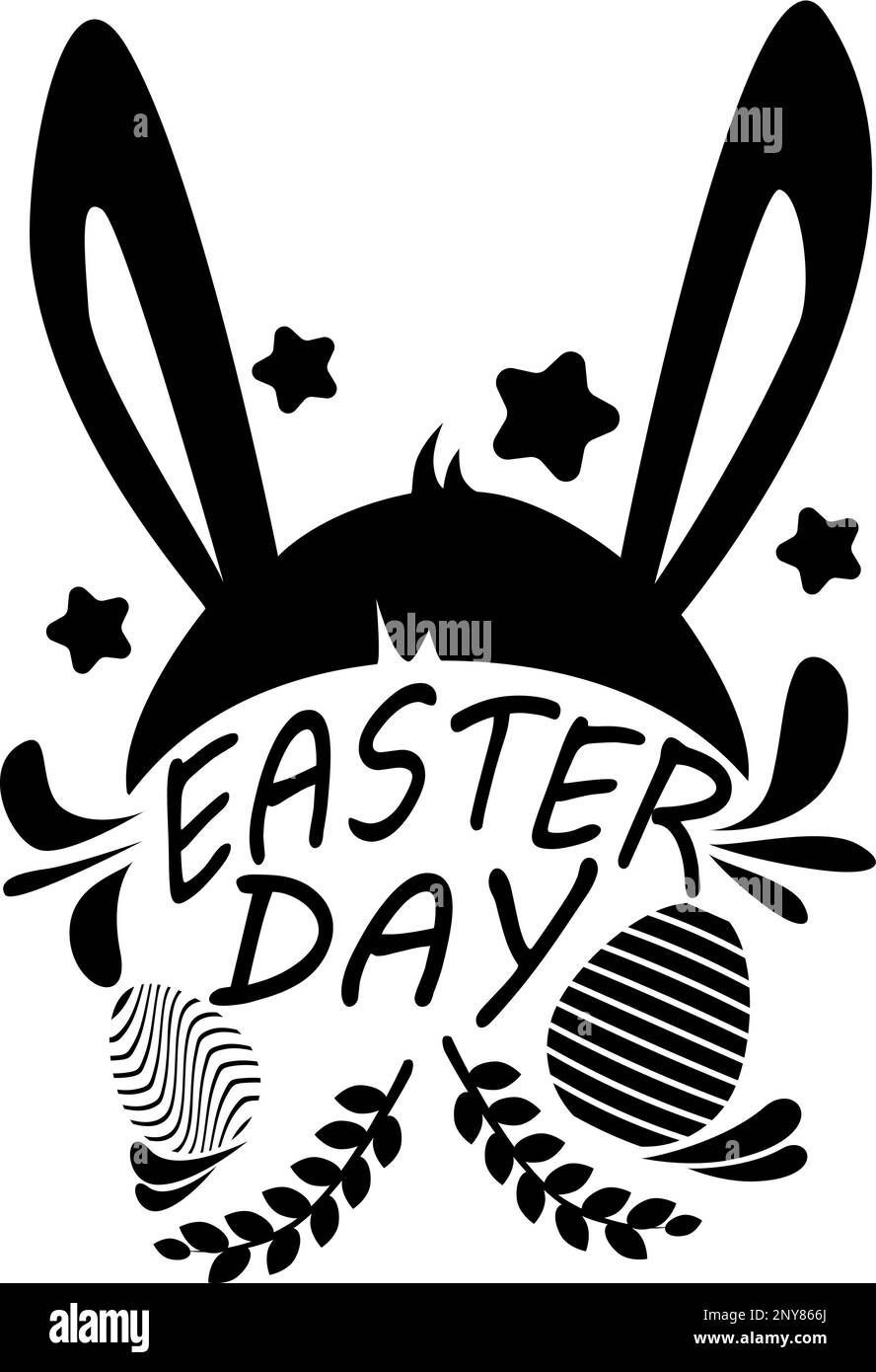 Cute animal sticker Black and White Stock Photos & Images - Alamy