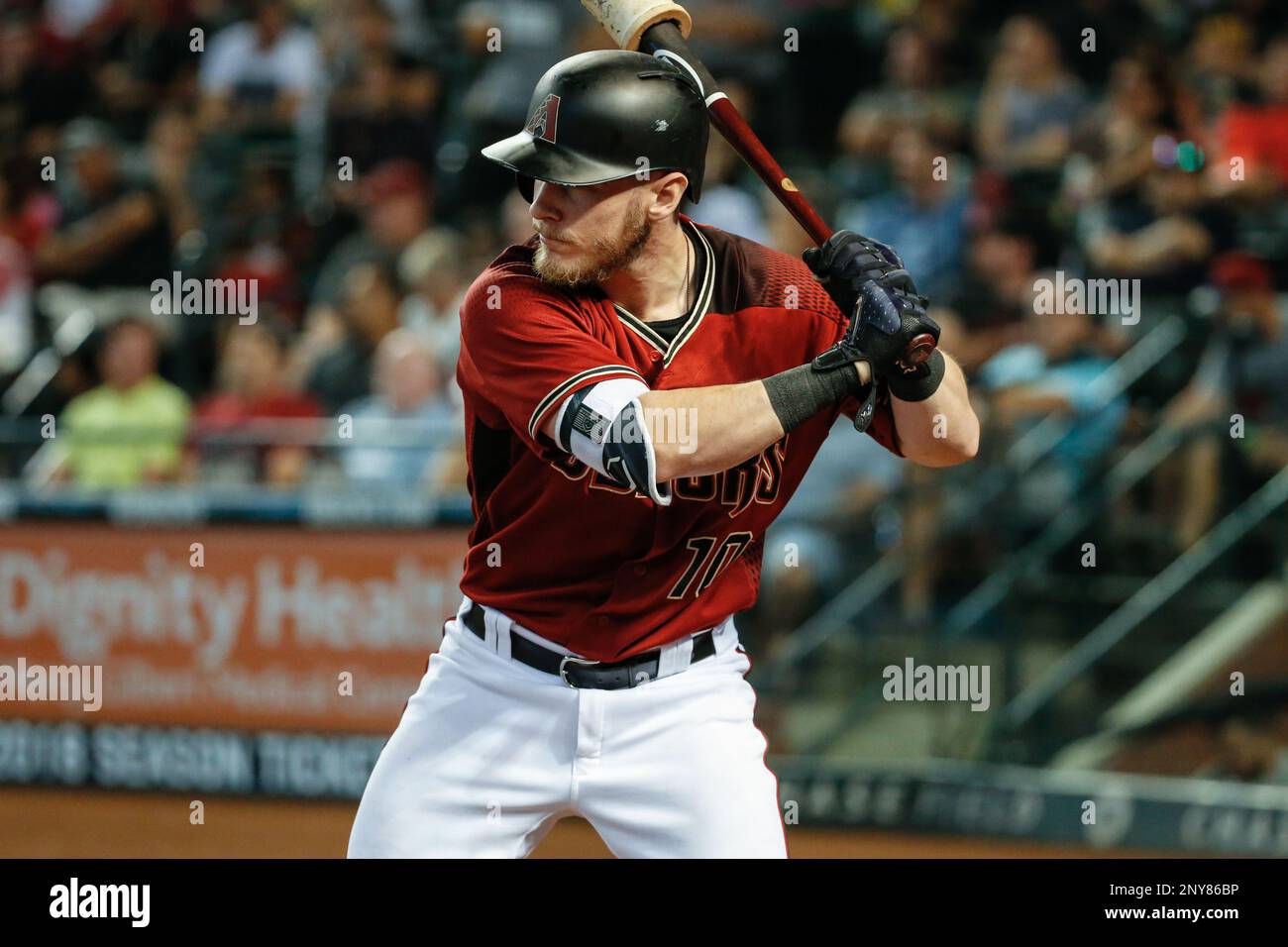 PHOENIX, AZ - SEPTEMBER 24: Arizona Diamondbacks catcher Chris Herrmann ...