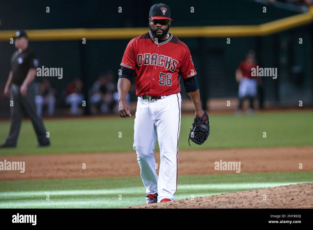PHOENIX, AZ - SEPTEMBER 24: Arizona Diamondbacks relief pitcher ...