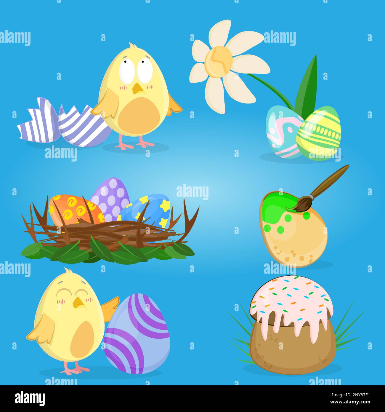 Cartoon cute bunny pictures cartoon cute vector illustration Stock ...