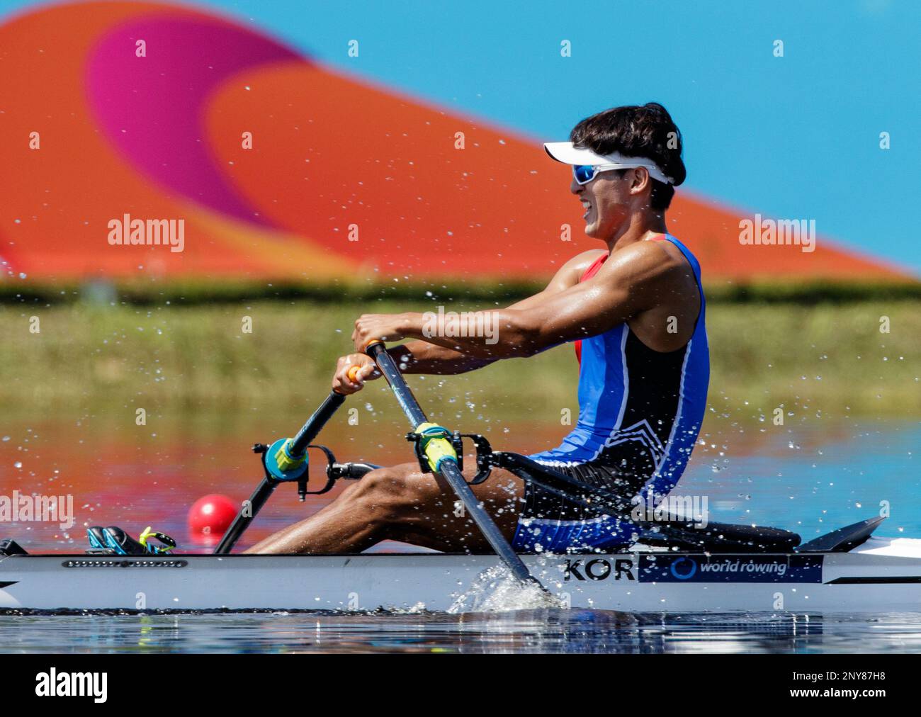 September 25, 2017: Dongyong Kim of team South Korea during (M1x) Men's ...