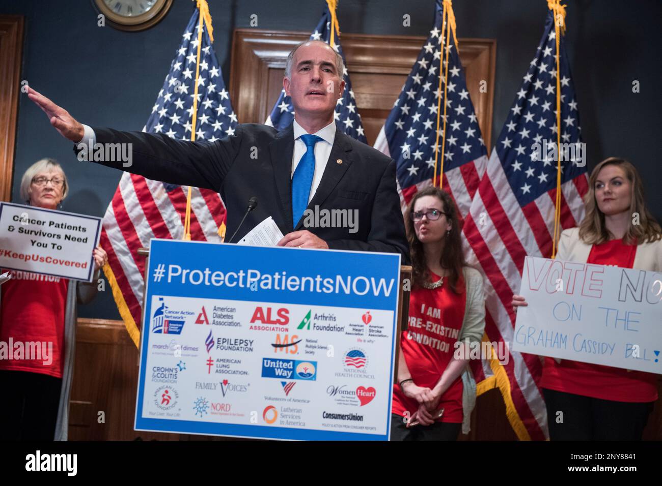 UNITED STATES - SEPTEMBER 25: Sen. Bob Casey, D-Pa., holds news ...