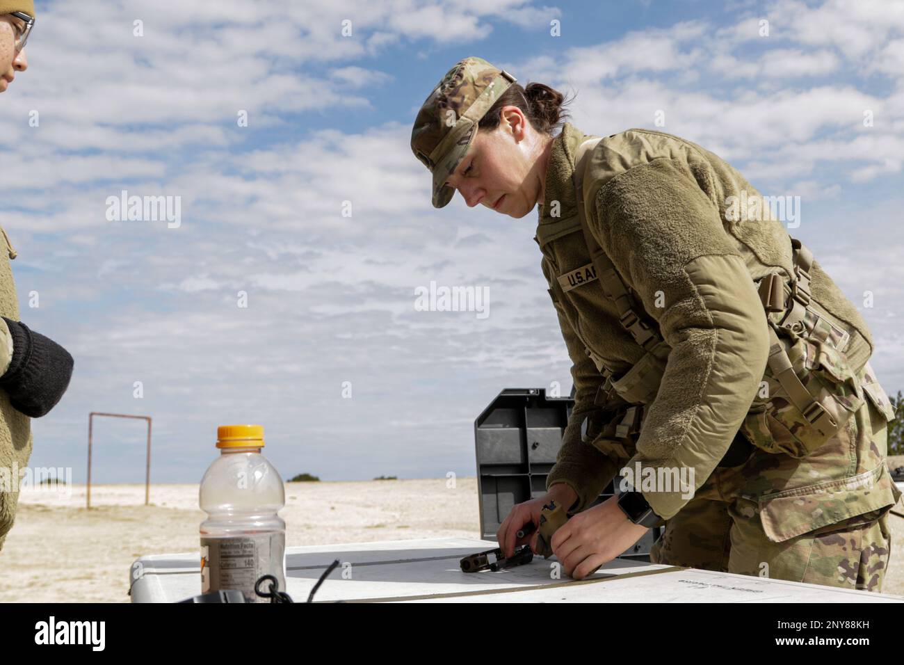 1st Lt. Megan Hower assigned to Headquarters Company, Carl R. Darnall ...