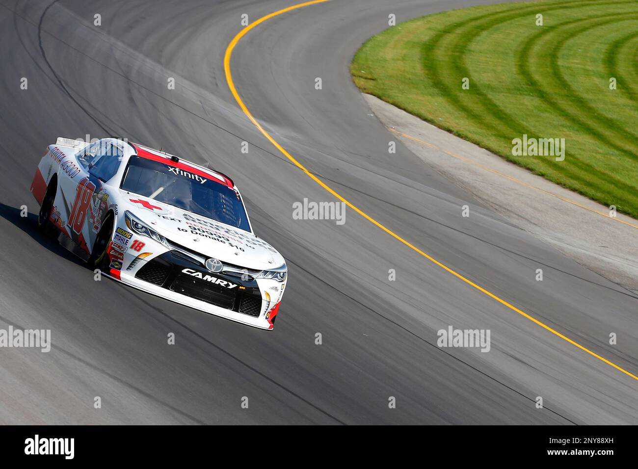 Kyle Benjamin, Hurricane Relief Toyota Camry during practice for the ...