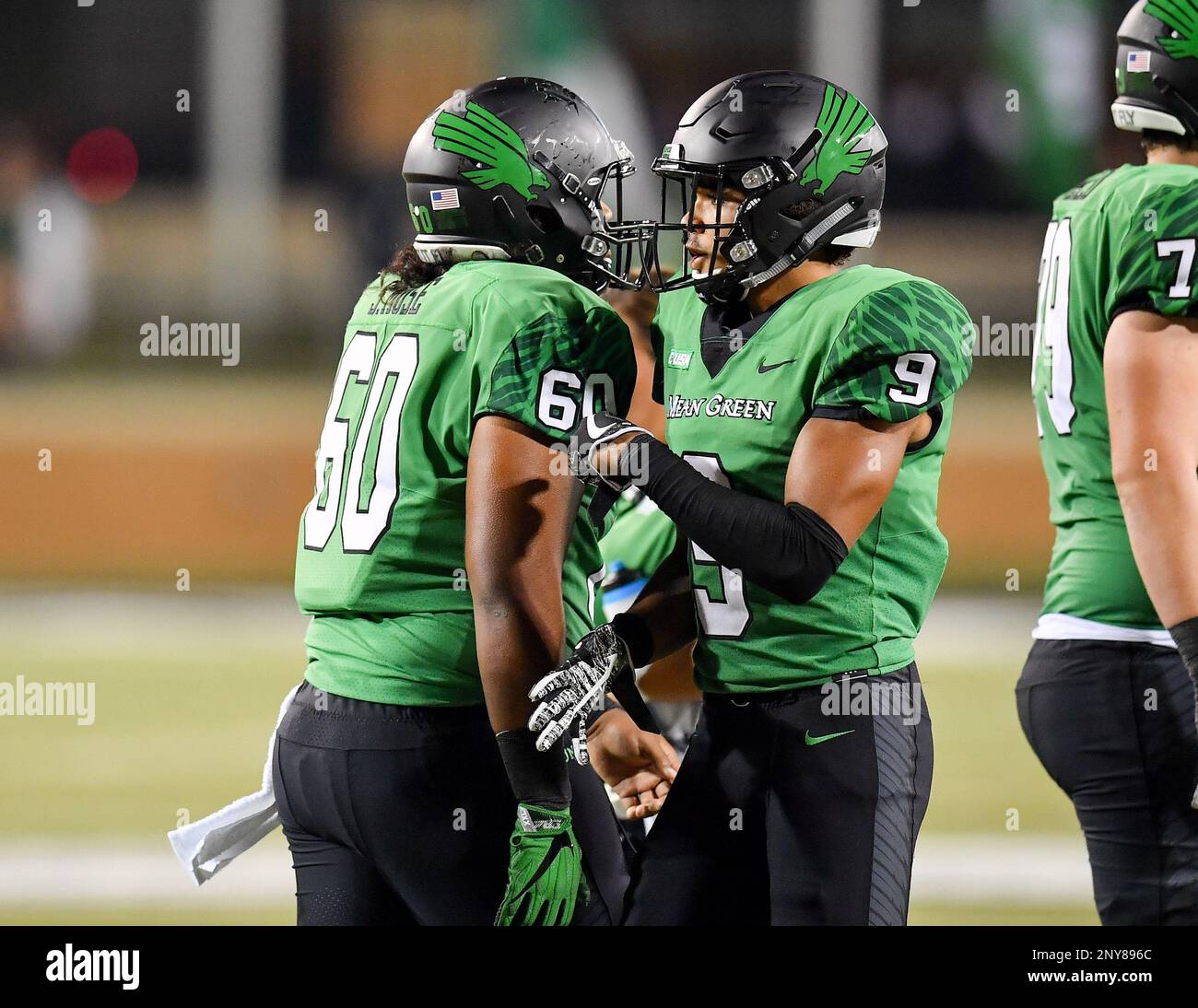 September 23, 2017: .North Texas Mean Green wide receiver Jalen Guyton ...