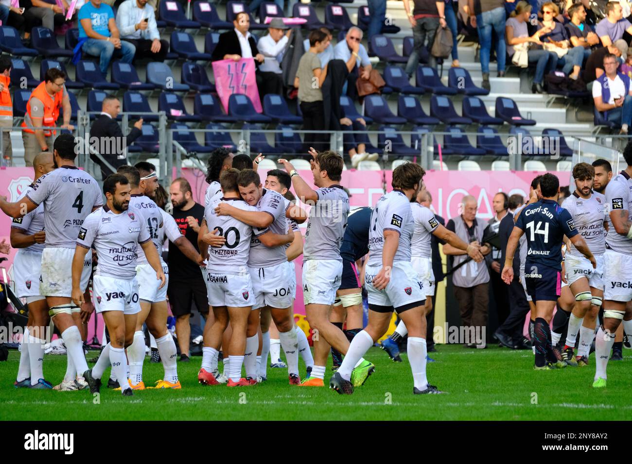 September 24, 2017 - Paris, France - The joy of the RCT team after ...