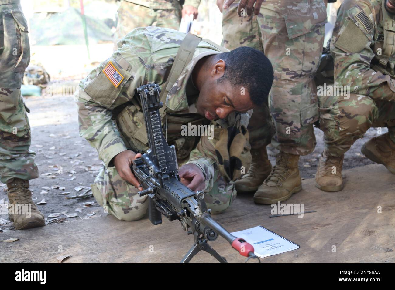 Soldiers from the 3rd Infantry Division learn to disassemble and ...