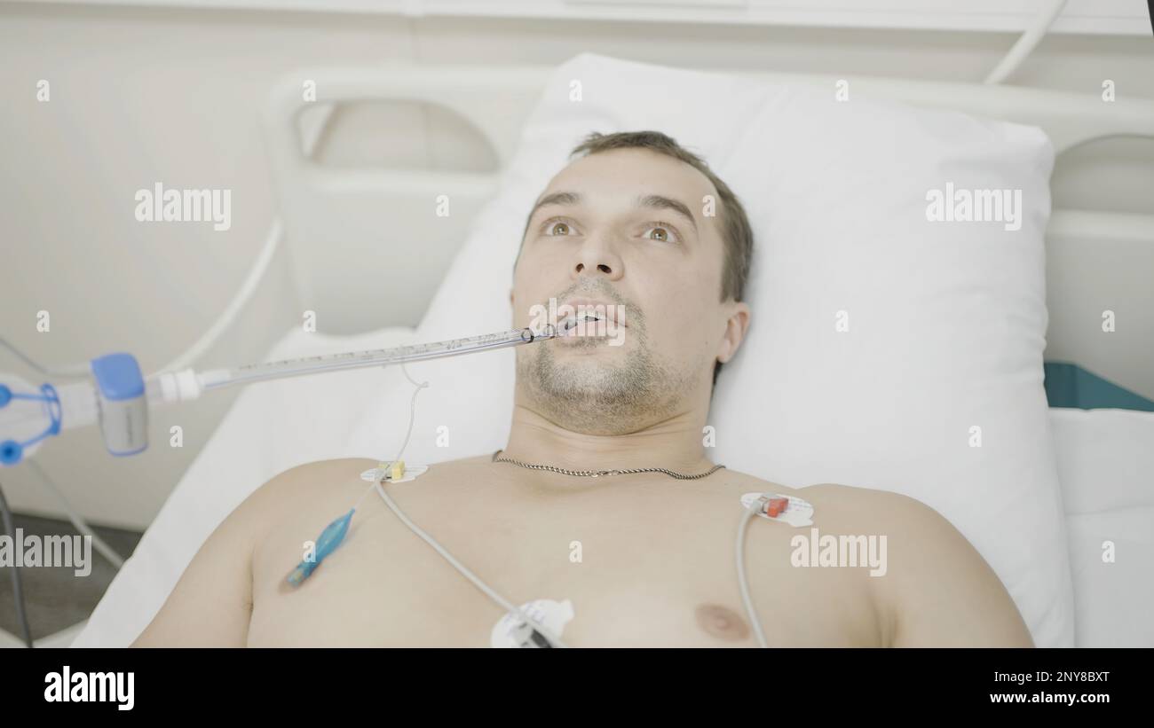 Unconscious middle aged patient regained consciousness. Action ...