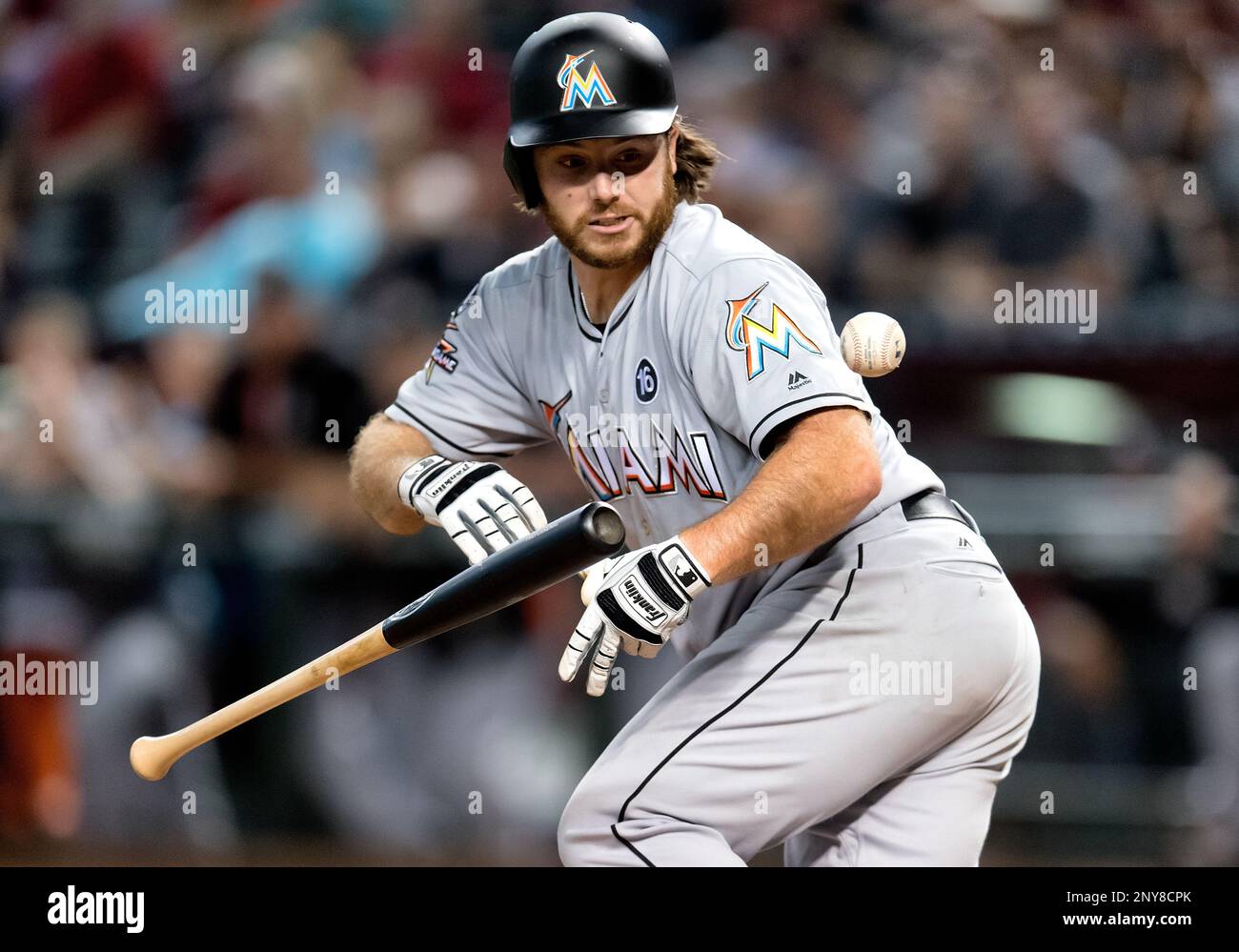 PHOENIX, AZ - SEPTEMBER 23: Miami Marlins starting pitcher Dillon ...
