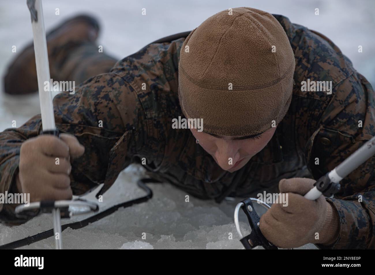 U.S. Marine Corps Lance Cpl. Eric Walrath, a motor vehicle operator ...