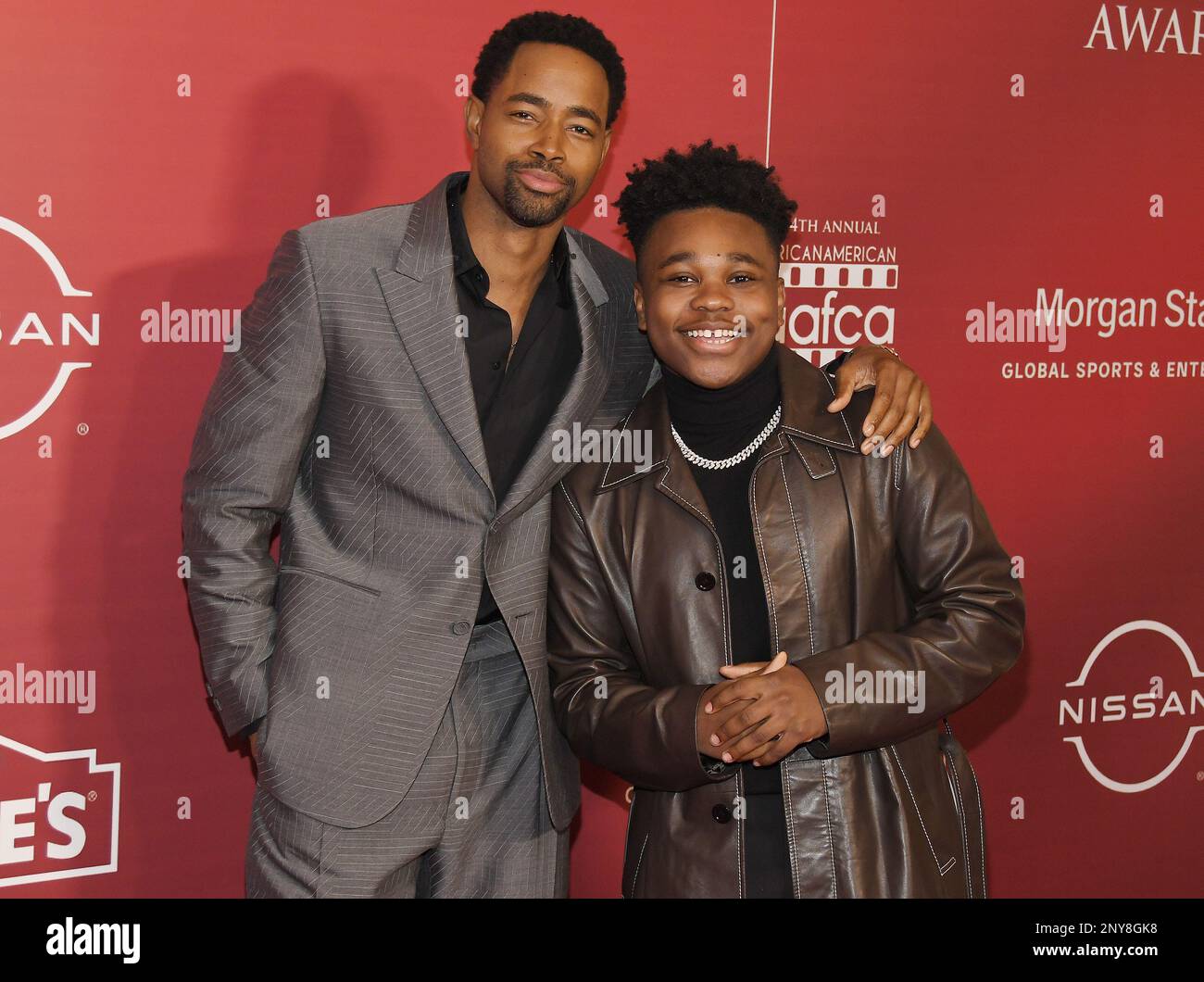 (L-R) Jay Ellis and Jalyn Hall at the 14th Annual AAFCA Awards held at ...