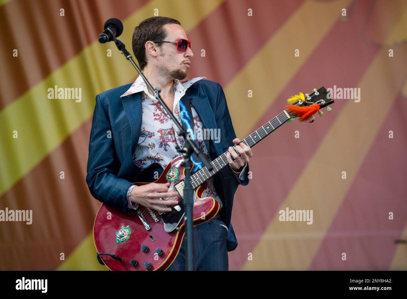 Blake Quick of Flow Tribe performs during the New Orleans Jazz ...