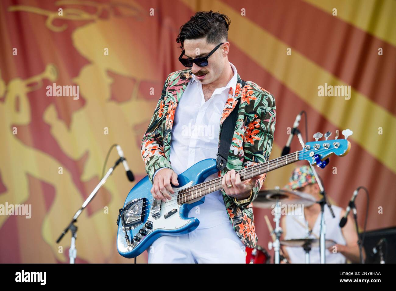Chad Penot of Flow Tribe performs during the New Orleans Jazz ...