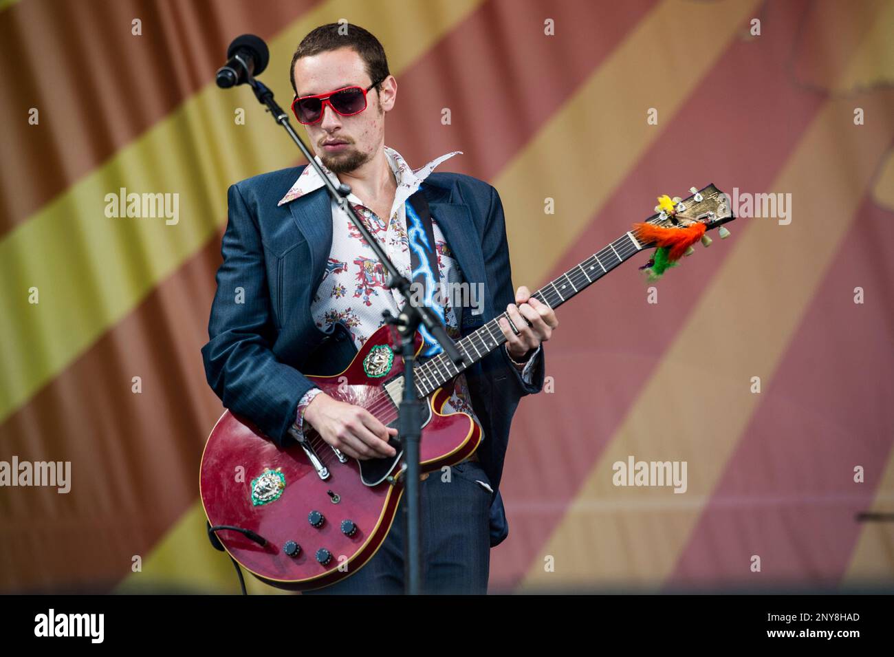 Blake Quick of Flow Tribe performs during the New Orleans Jazz ...