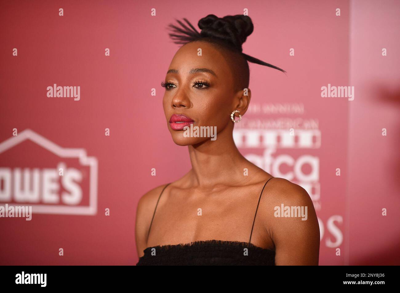 Charmaine Bingwa arrives at the African-American Film Critics ...