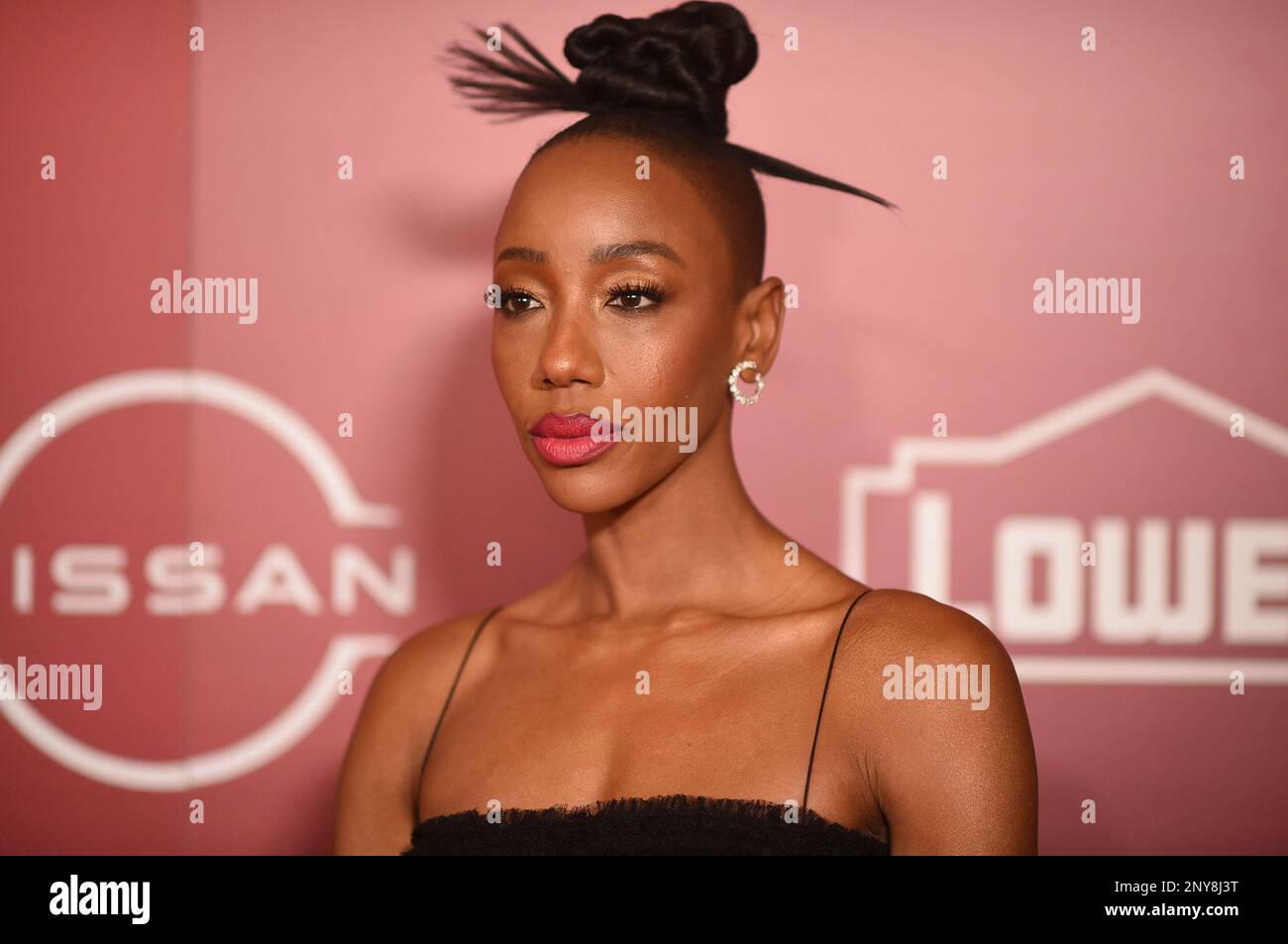 Charmaine Bingwa arrives at the African-American Film Critics ...