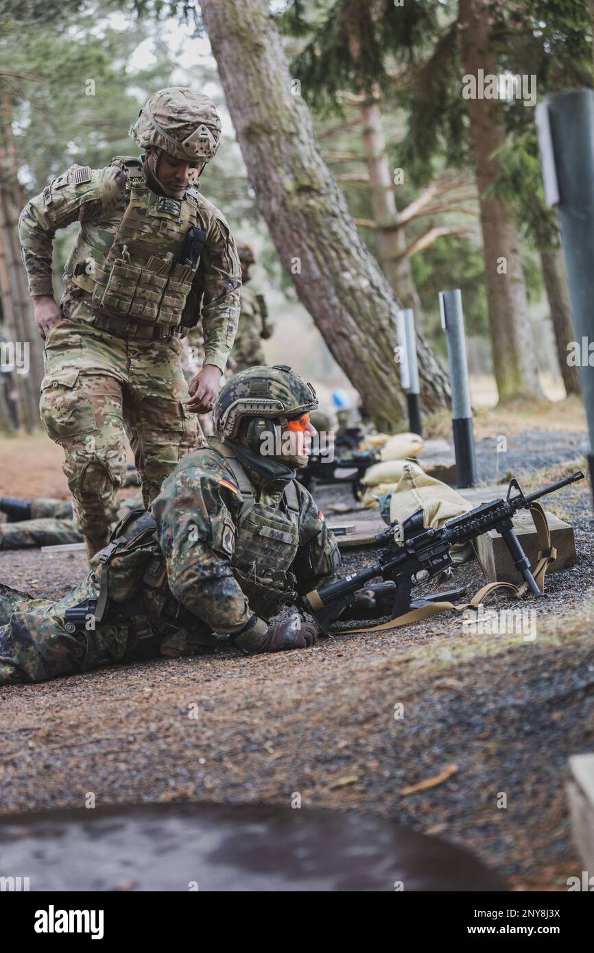 German soldiers assigned to Unteroffizierschule des Heeres, Lehrgruppe ...