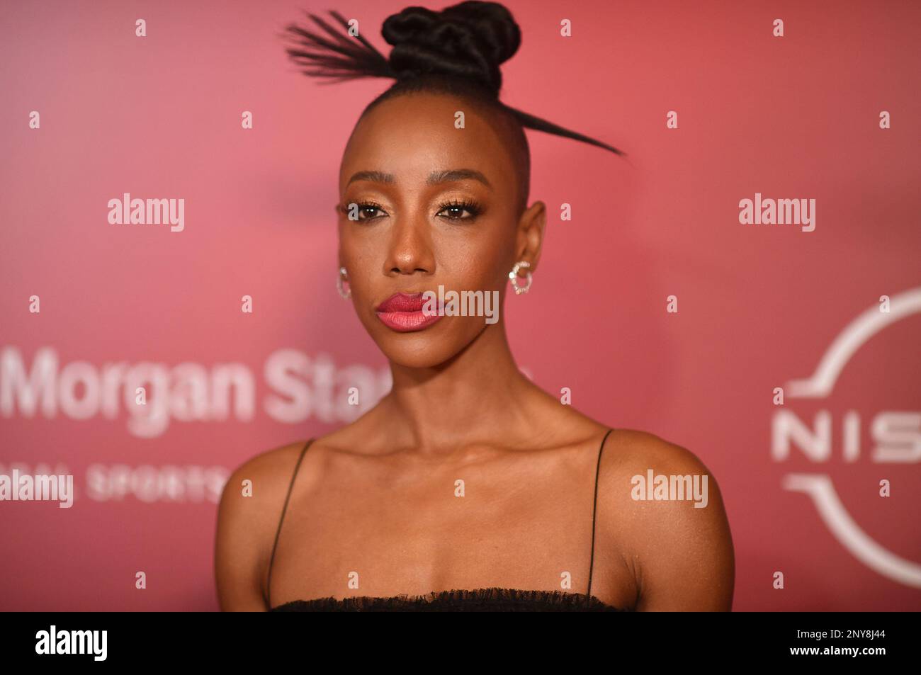 Charmaine Bingwa arrives at the African-American Film Critics ...