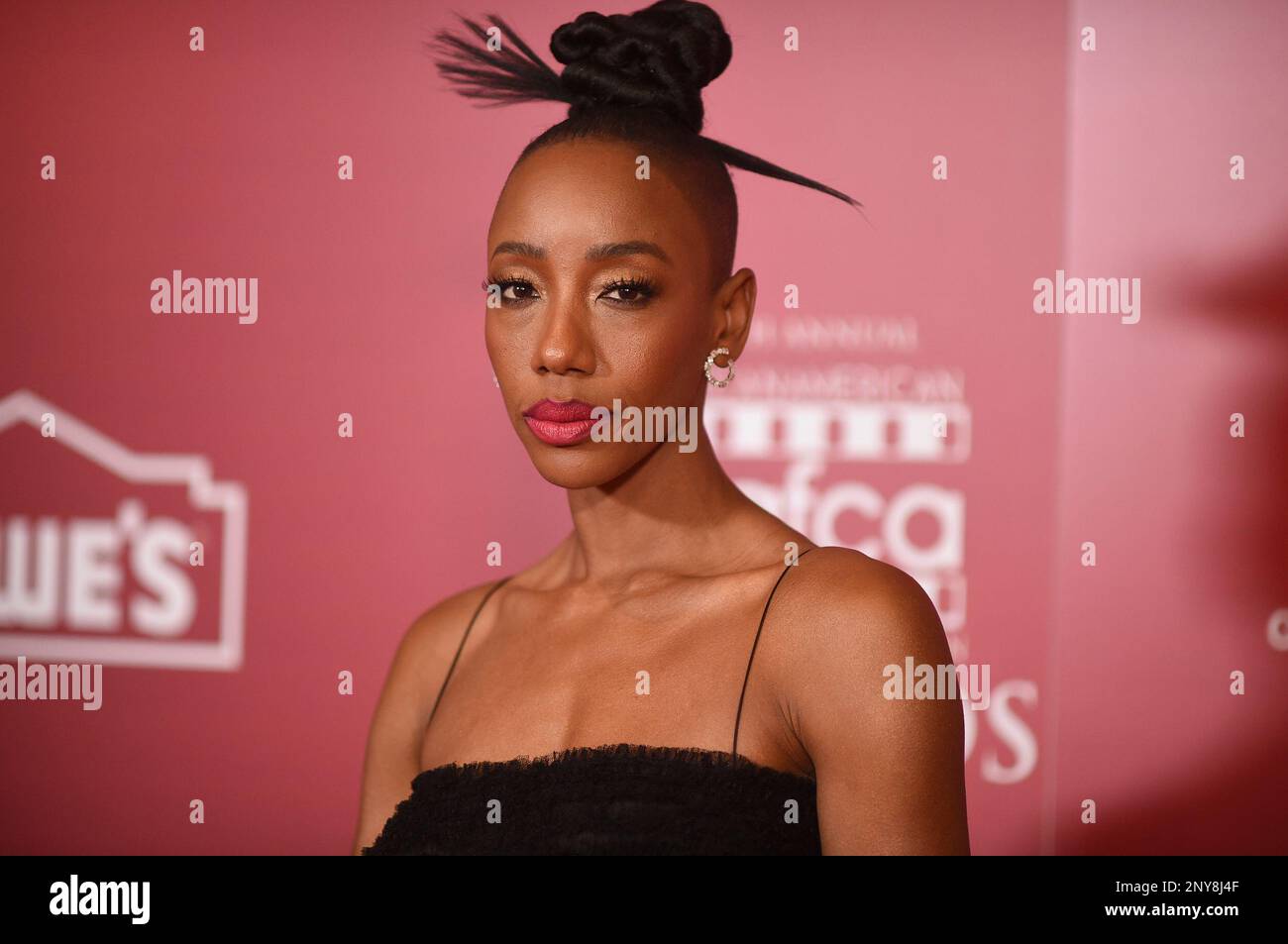 Charmaine Bingwa arrives at the African-American Film Critics ...