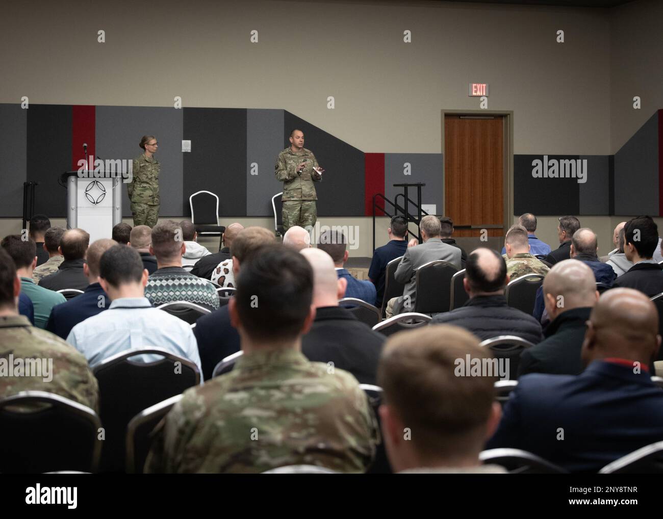 Col. Kelly Sams, AFIMSC vice commander, and Chief Master Sgt. Edgard ...